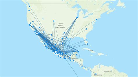 Volaris Routes 2026 Interactive Map With All Flights Flight Routes