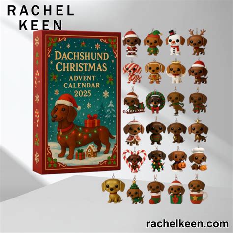 Dachshund Christmas Advent Calendar Rachelkeen
