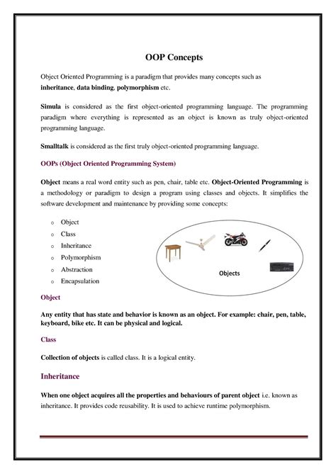 lecture notes 2 oop concepts object oriented programming is a