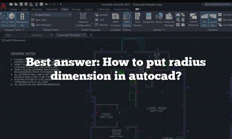 Best Answer How To Put Radius Dimension In Autocad