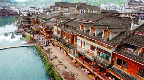 Landscape City Fence Chart Class River Powerpoint Background For Free