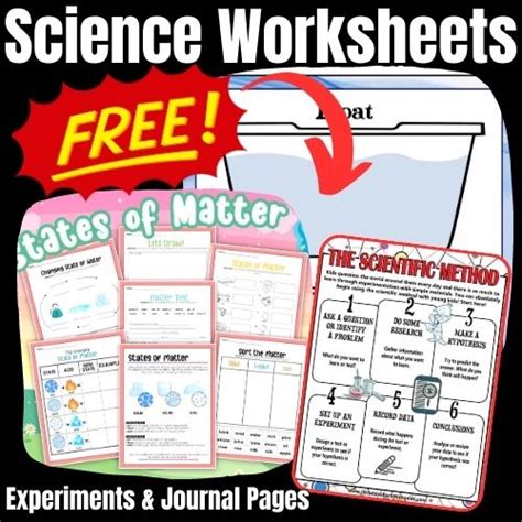 Free Elementary Science Worksheets And Printables Kindergarten