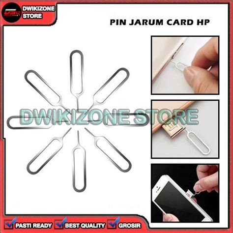 Jual Grosir Sim Ejector Pin Penusuk Tusukan Jarum Pembuka Pendorong Sim Card Kartu Tray
