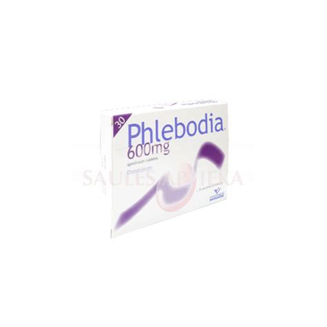 Phlebodia 600 Mg Apvalkotās Tabletes N30 Jūsu Uzticamā E