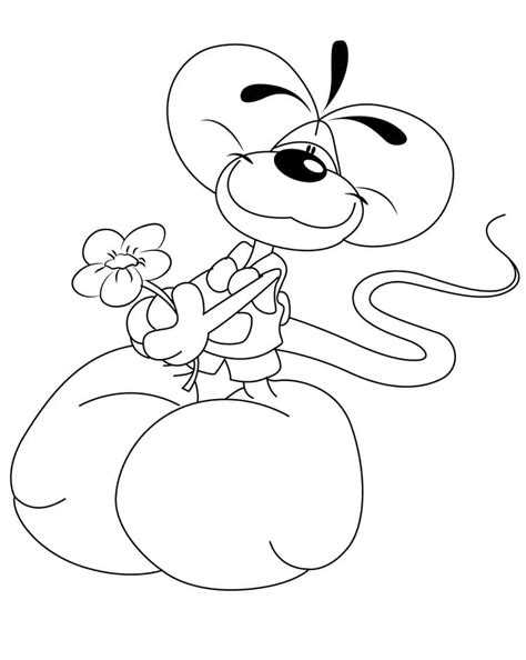 Diddl Coloring Pages Coloringlib