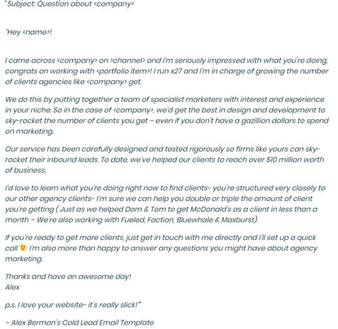 5 Cold Email Examples That Drove Millions Of Dollars In Revenue