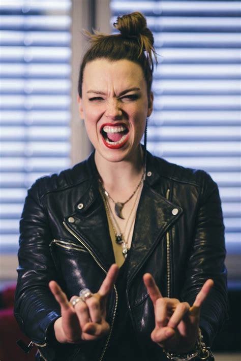 Brutal Lzzy Hale Of Halestorm 🖤 🤘 Krystal 📸 Credit Unknown Facebook