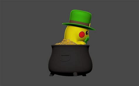 Pokemon Pikachu St Patrick Day Free Free 3d Model 3d Printable Cgtrader