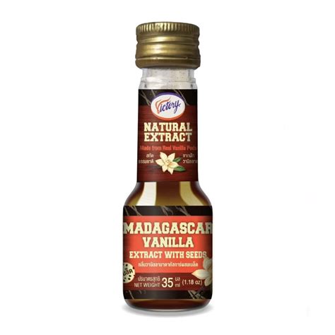 Madagascar Vanilla Extract With Seeds Victory 35 Ml