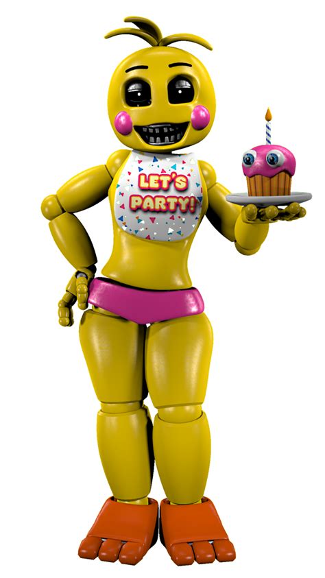Full Body Toy Chica Render By Bad131 On Deviantart