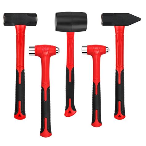 Buy Candt5 Piece Hammer Set 16oz Ball Peen Hammer 32oz Ball Peen Hammer 32oz Rubber Mallet