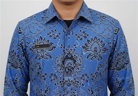Ide Desain Seragam Batik Warna Biru Beragam Motif Produsen Tempat Pesan Seragam Batik Custom