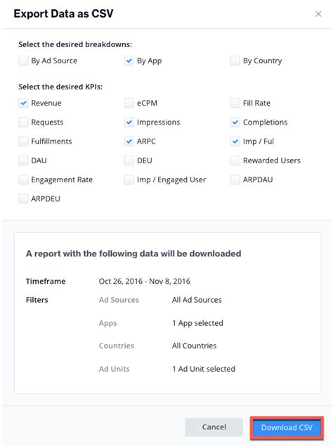 Performance Reports Ironsource Knowledge Center