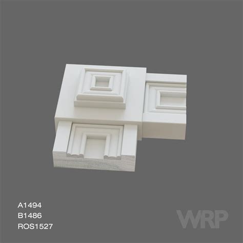 Moulding Ros1527 Tulip Wood For Interior Rosette And Plinth Blocks Wrp Timber Mouldings