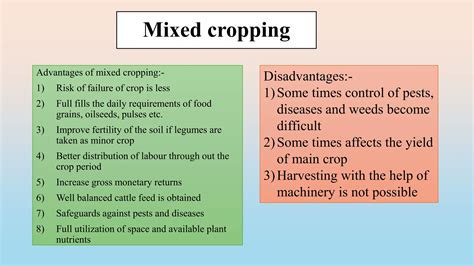 Cropping System And Types Of Cropping System Pptx