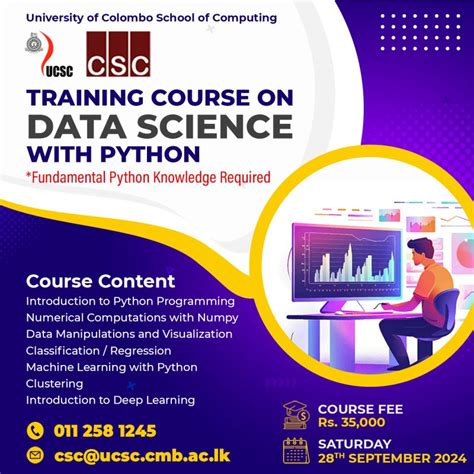 University Of Colombo School Of Computing On Linkedin Python Ucsc