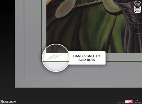 Marvel Doctor Doom Fine Art Lithograph By Alex Ross Art Sideshow