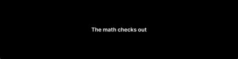 the math checks out collection opensea