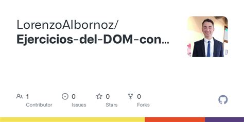 Github Lorenzoalbornozejercicios Del Dom Con Jonmircha