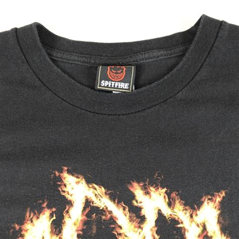 Vintage Spitfire Skateboards Flame Logo Shirt Adult X Gem