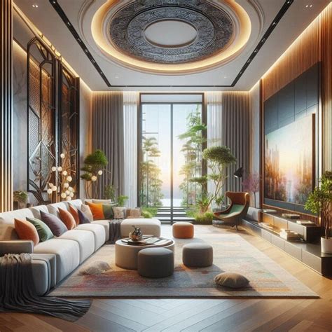 Colorful Luxurious Condo Flat Appartment Loft Interior Design Social