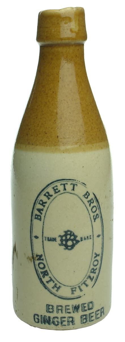 Barrett Bros North Fitzroy Ginger Beer Bottle Abcr Auctions