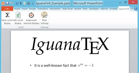 Quick Tip Tool For Putting LaTex Equations In PowerPoint PADT