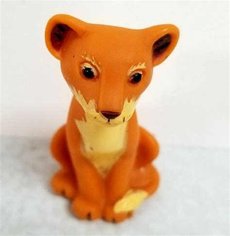 Vintage Disney Plastic 3 Figure Young Simba From The Lion King £5 47