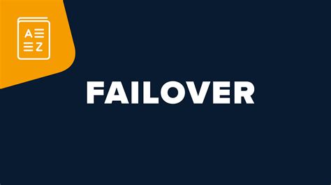 Failover Begriffserklärung