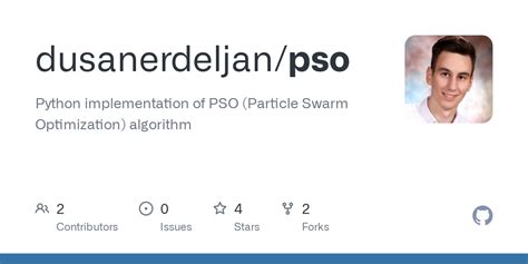 Github Dusanerdeljanpso Python Implementation Of Pso Particle