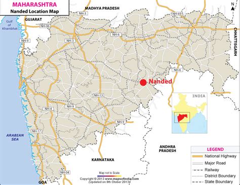 Where Is Nanded Waghala Located In India Nanded Waghala Location Map