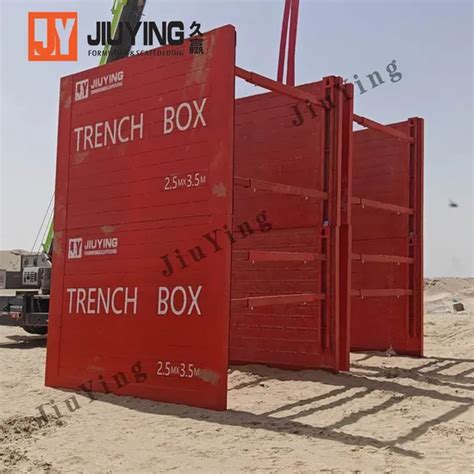 Durable Trench Box Shoring Solutions For Construction Safety Armor Of