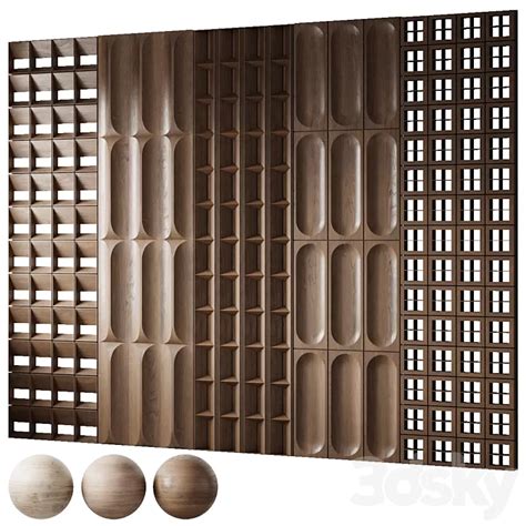 Wood Panels 3 3d Model 3dsky Decor Helper