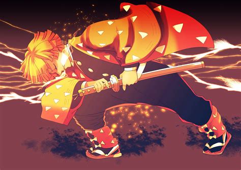 Demon Slayer Zenitsu Pc 4k Wallpapers Wallpaper Cave