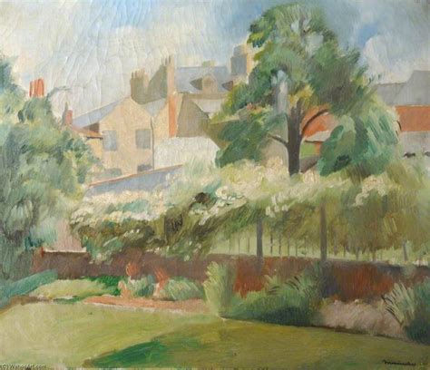 Buy Museum Art Reproductions View Across Radcliffe House Garden By Bernard Meninsky Buy Museum Art Reproductions View Across Radcliffe House Garden By Bernard Meninsky