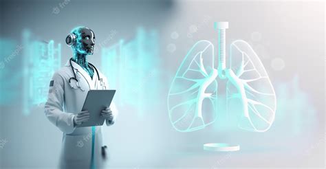 premium photo artificial intelligence doctor conducting and advanced