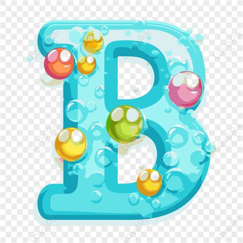 Letra Burbuja B