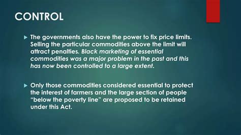 Essential Commodities Act Pptx