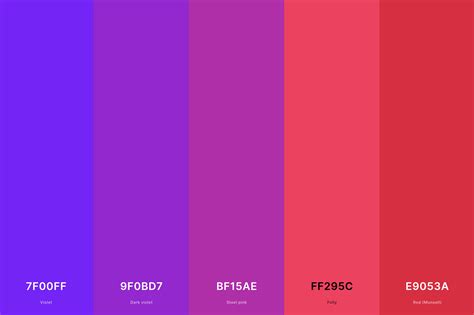 25 Best Violet Color Palettes With Names And Hex Codes Artofit