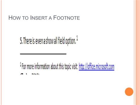Footnotes Endnotes And Citations Pptx