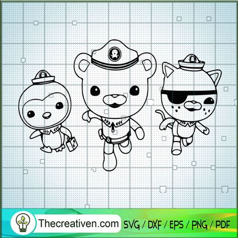 Octonauts Svg The Octonauts Svg Cartoon Movie Svg Premium