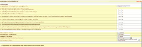 Esi Accident Report Form 12 In Excel