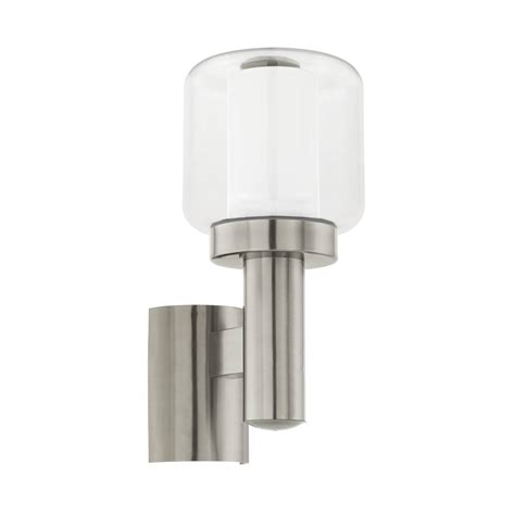 Eglo Außenwandleuchte Poliento E27 Max 40w Silber E95016