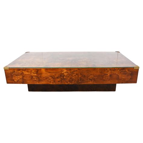 Vintage Burl Wood Coffee Table