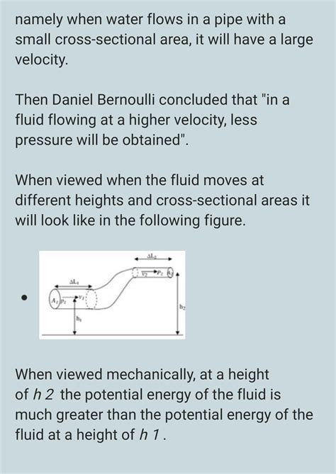 Solution Bernoulli S Law Sounds Formulas Example Problems Studypool