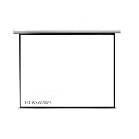 Tela De Projeção Csr Elétrica 100 Polegadas 110v Kalifa Áudio Som