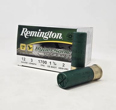 Remington 12 Gauge Ammunition Hypersonic Steel Hss12m2 3 2 Shot 1 1