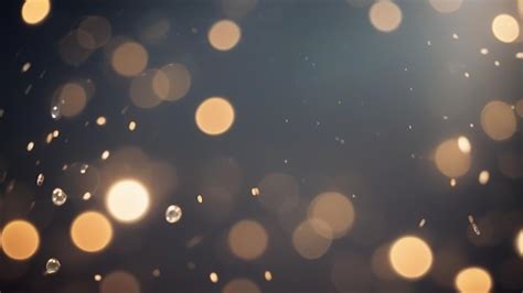 Premium Photo | Bokeh lights effect on dark background