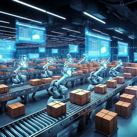 Automated Logistics Advanced Ai Transforming Smart Warehouse