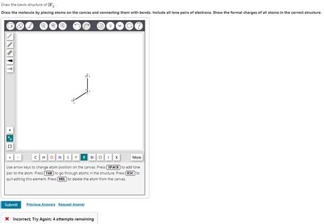 Solved Draw The Lewis Structure Of IF Draw The Molecule By Chegg
